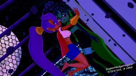 Shantae Supergirl X Batgirl Rottytops By Superhedgehog22 On Deviantart