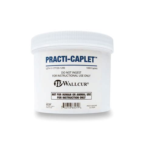 Practi Caplet Oral Bulk 1000 Caplets 1024988 Wallcur 670pc