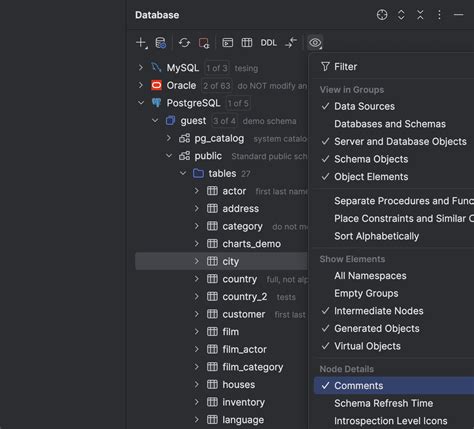 Data Sources Intellij Idea Documentation