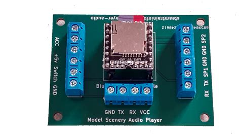 Audio Player Circuit Board Completed Model Scenery Tutorials