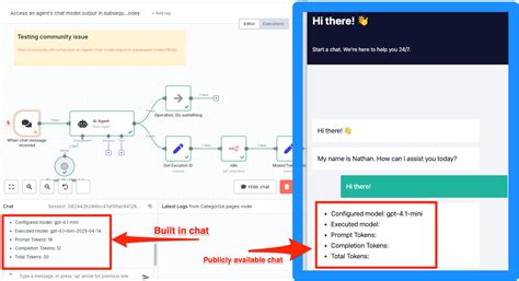 Access An Agents Chat Model Output In Subsequent Nodes Questions
