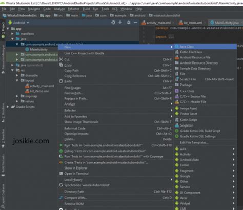 Tutorial Listview Menggunakan Kelas Adapter Buatan Android Studio