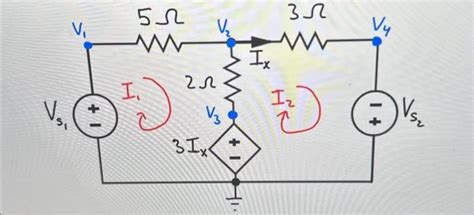 Solved A Use The Loop Current Method To Obtain A Set Of