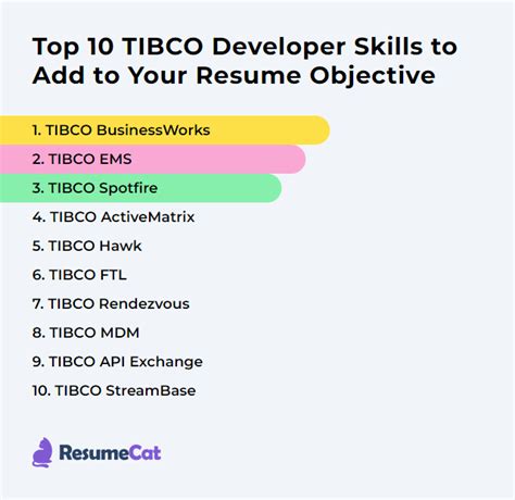 Top 16 Tibco Developer Resume Objective Examples Resumecat