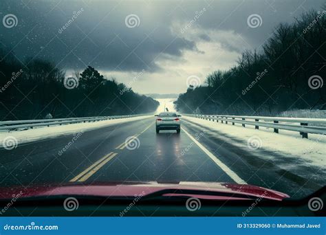 Precipitation Stages With Rain Snow Sleet And Hail Symbols Outline