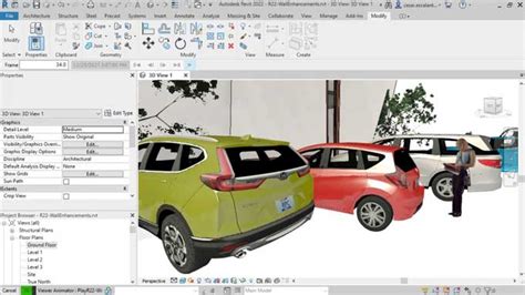 Revit 2022 Enhanced RPCs In Realistic Views Revit Tutorial