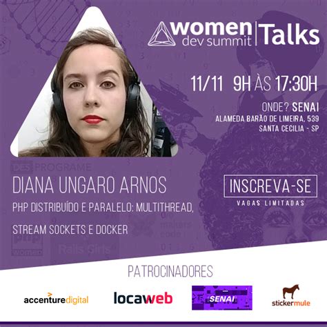 A Diana Arnos Vai Falar De Php Women Dev Summit Facebook