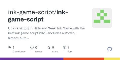 GitHub Ink Game Script Ink Game Script Unlock Victory In Hide And Seek Ink Game With The
