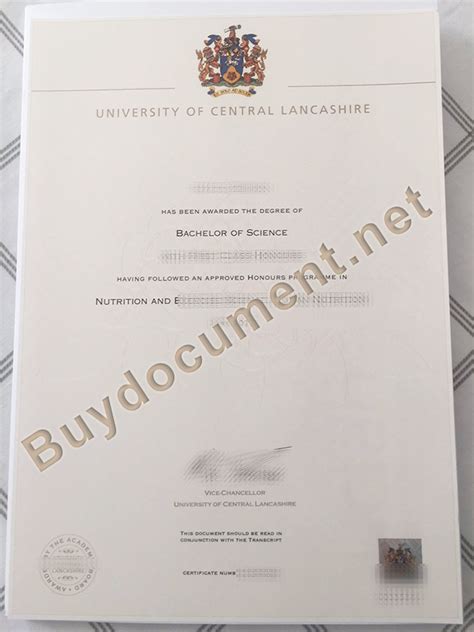 Buy University Of Central Lancashire（uclan Diploma Buy