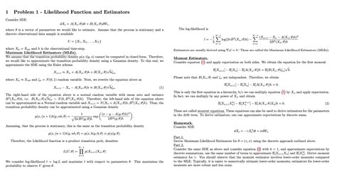 This Is The Problem In A Stochastic Process Please