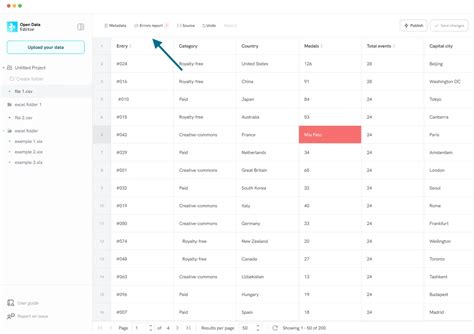 how to explore table errors