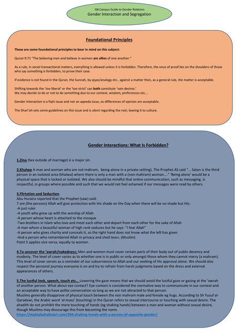 Doesnt Islam Enforce Gender Segregation Islamic Society Of Britain Uk Community Based Charity