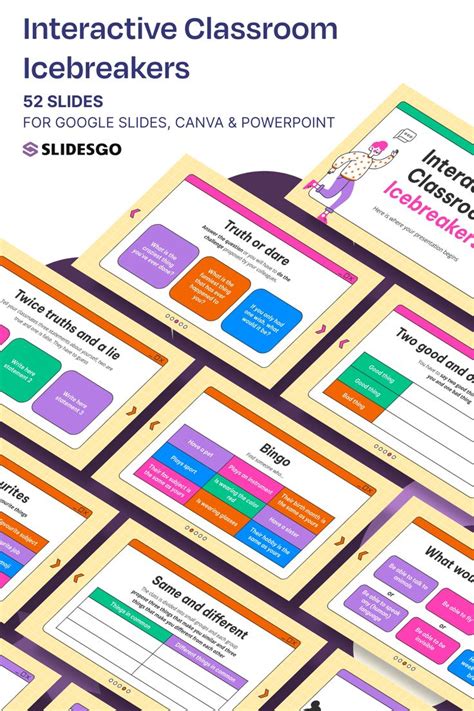Download the Interactive Classroom Icebreakers template for PowerPoint or Google Slides ...