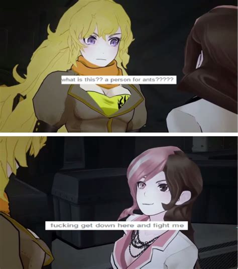 Yang And Neo Rwby Anime Rwby Comic Rwby Funny