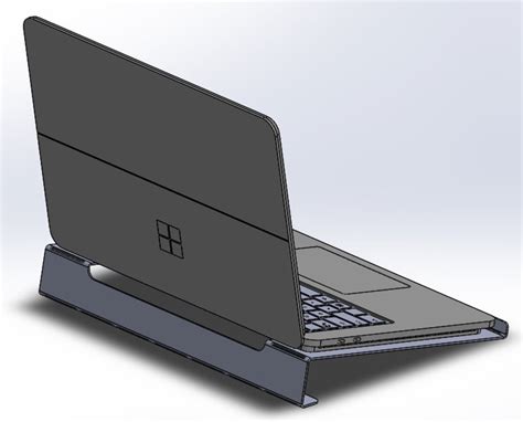 Industrial Style Bending Laptop Stand Desk Accessory DXF CNC Laser Cut Metal Cutting File Etsy