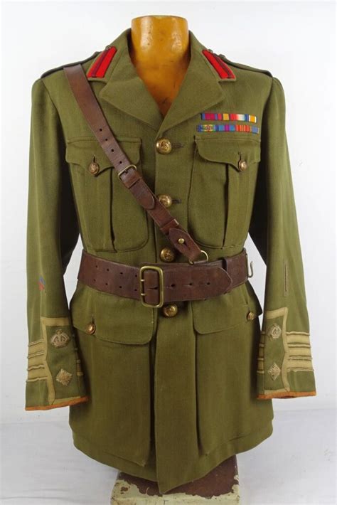Named Wwi British Lieutenant Colonel Dso Recipient Cuff Rank Uniform Group Griffin Militaria