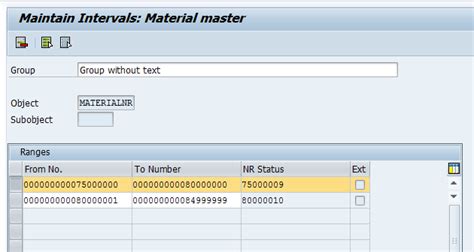 Number Range To Material Master SAP Community