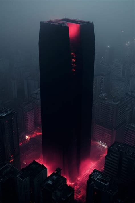 An Ominous Giant Monolithic Structure