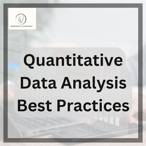 What Are The Best Practices For Quantitative Data Analysis Wonderful Adebagbo Posted On The