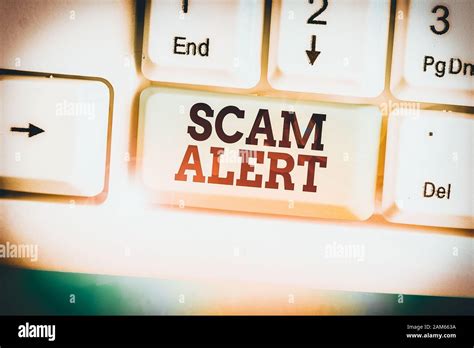 Conceptual Hand Writing Showing Scam Alert Concept Meaning Warning Someone About Scheme Or