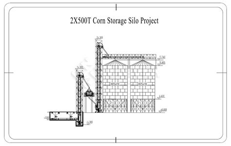 2 500t Corn Storage Silo Project Univer Machinery