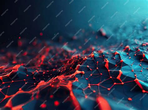 Premium Photo Abstract Technology Background With Connecting Dots And