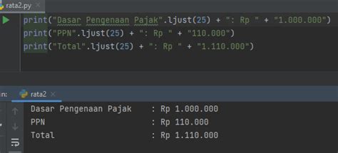 perataan string pada pemrograman python pt proweb indonesia
