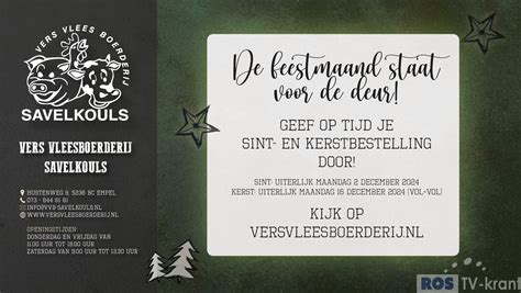 Advertentie Ros Kerst 2024 Tv Krant