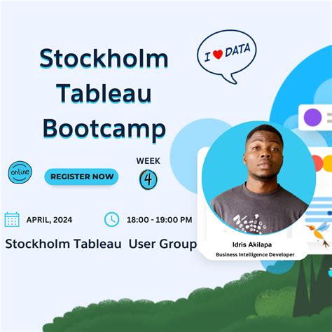 see stockholm tableau bootcamp from data chaos to clarity with idris
