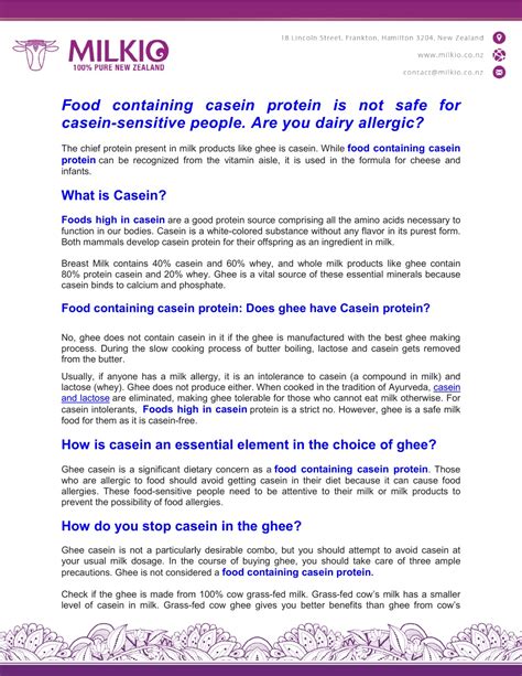 Ppt Food Containing Casein Protein Powerpoint Presentation Free