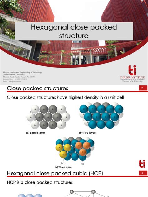 Lecture 11 Hcp System Pdf Crystal Structure Geometry