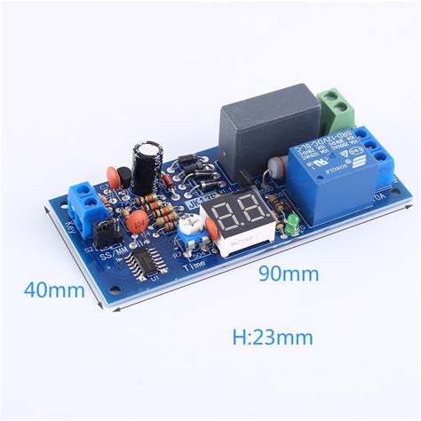 AC 220V 99s 99min Delay Relay Module 10A Switch Controller Adjustable Trigger Delay JK13P AR