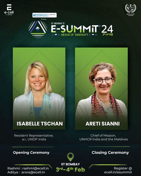 E Cell Iit Bombay On Linkedin Un Undp India Ecell Esummit Iitb