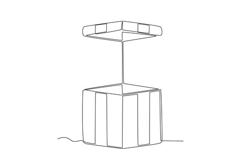A Box Opened The Lid Vector Art At Vecteezy