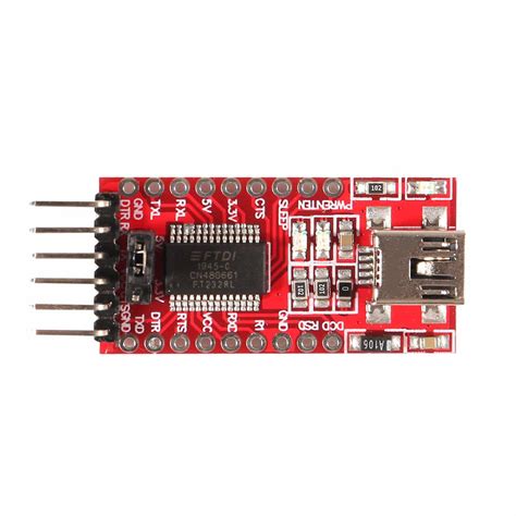Getuscart Aitrip Pcs V V Ft Rl Ftdi Mini Usb To Ttl Serial Converter Adapter Module For