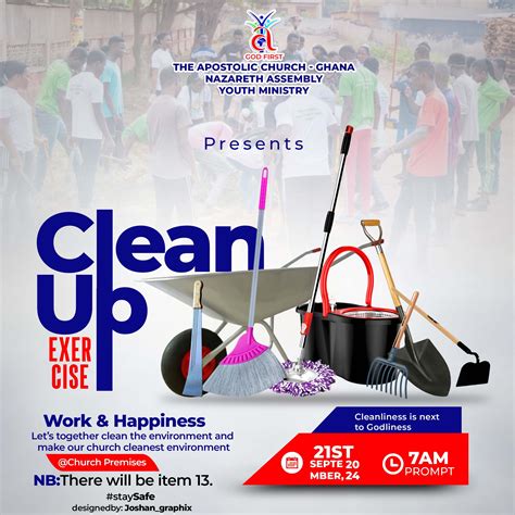 Clean Up Exercise Flyer Template In 2025 Event Poster Design