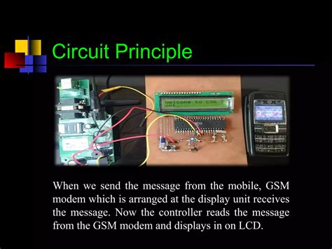 Wireless Electronics Notice Board Using Gsm Ppt