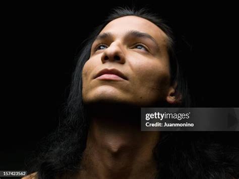 Beautiful Native American Men Body Handsome Native American Stock