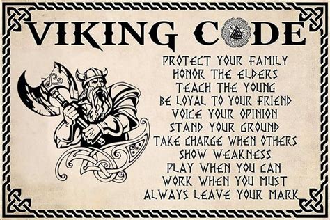 Bestylez Viking Ts For Men Viking Code Sign Viking Wall Decor For
