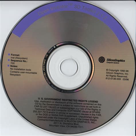 Sgi Cd Open Inventor 3d Toolkit 212 Free Download Borrow And Streaming Internet Archive