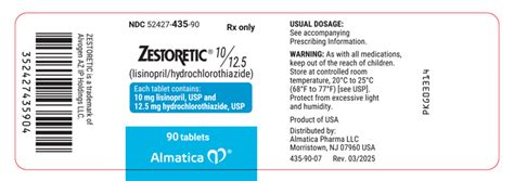 Zestoretic Almatica Pharma Inc Fda Package Insert