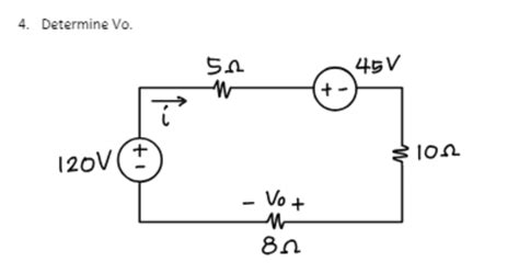 Solved Determine Vo Chegg Com