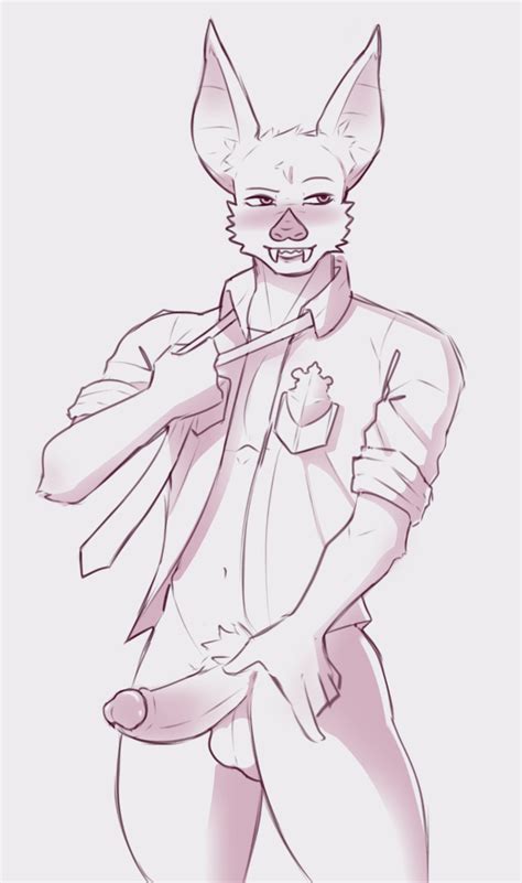 Rule 34 Anthro Badge Balls Bat Blackgate Game Blush Clothed Clothing Clothing Pull Erection