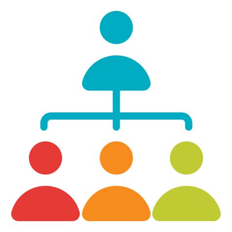 Team Hierarchy Generic Color Fill Icon Freepik
