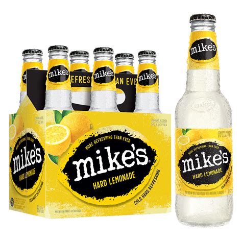 Mikes Hard Lemonade 6pk 112oz Btl 50 Abv Delivered In As Fast As
