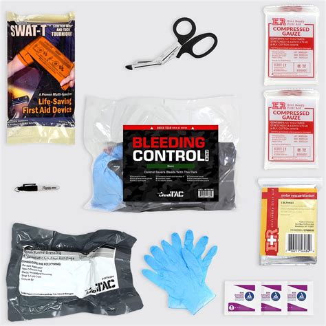 Meditac Basic Bleeding Control Pack Feat Swat T Tourniquet Emergency