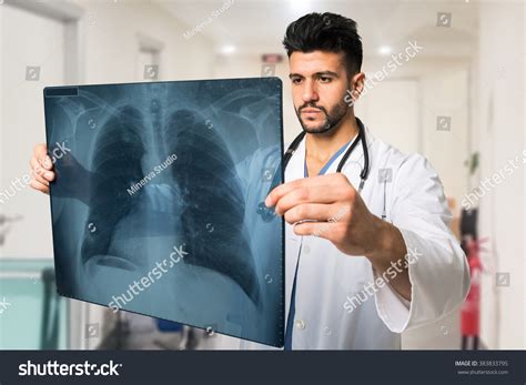 PowerPoint Template Pulmonary Doctor Examining A Lung Kpkpkkoum