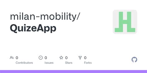 Github Milan Mobilityquizeapp