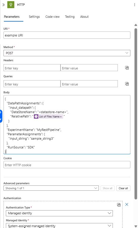 azure machine learning 파이프라인을 트리거하기 azure machine learning