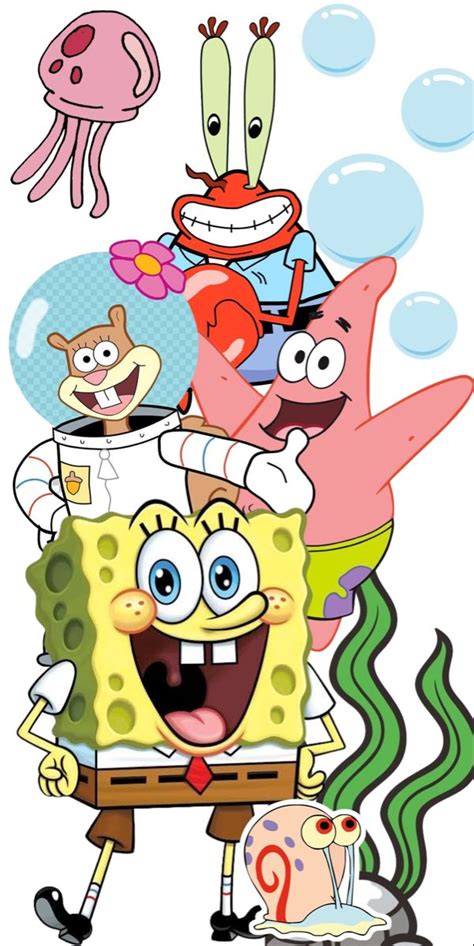 Bob Esponja Y Amigos Día Del Niño Dibujos Bob Esponja Personajes